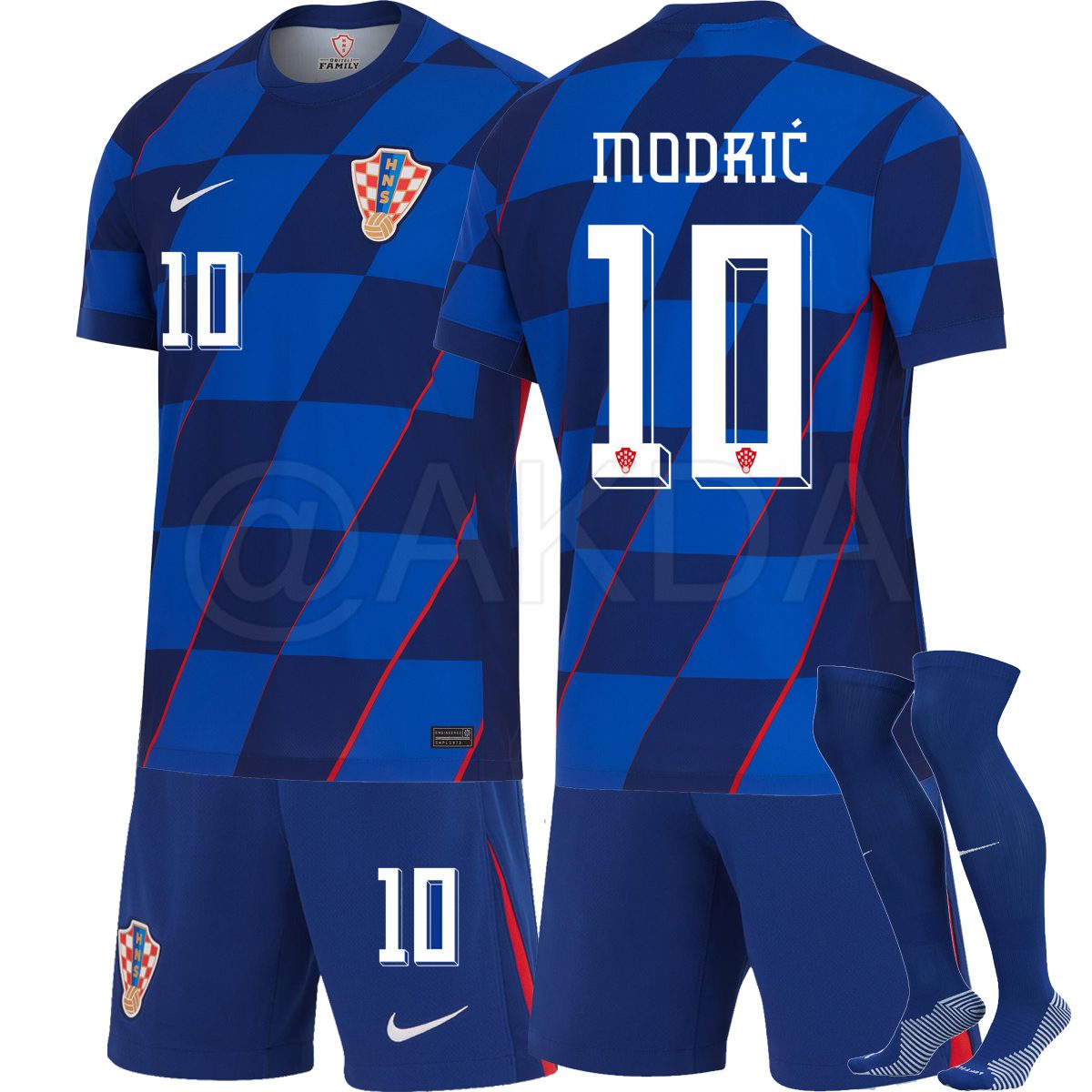 UEFA EURO 2024 Kids & Mens Croatia National Team Home and Away Football ...
