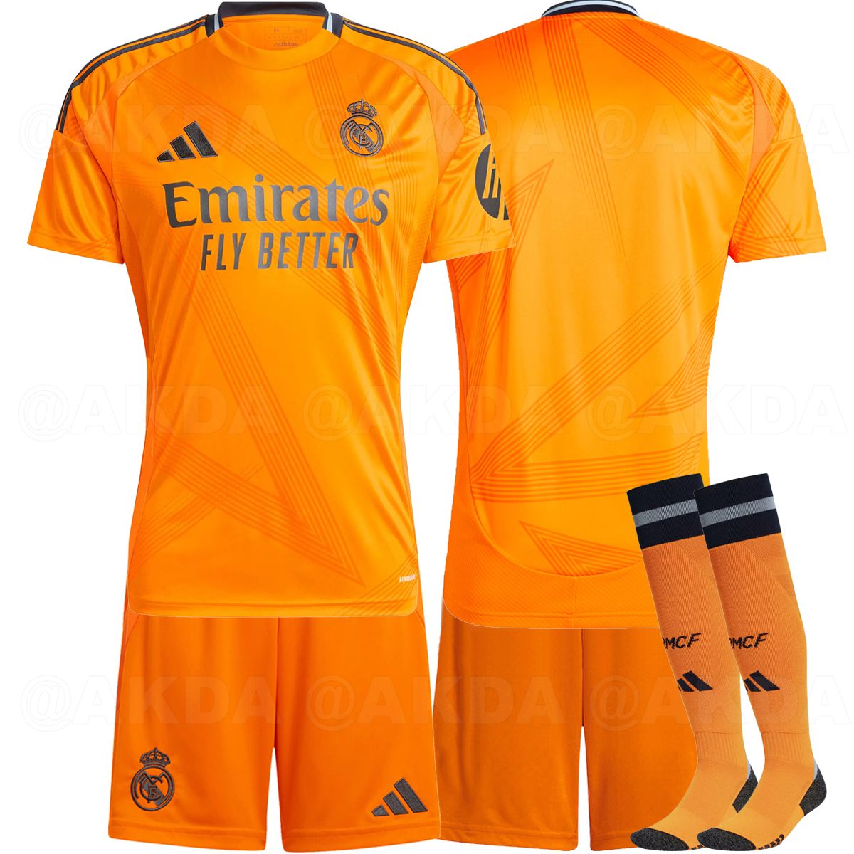 2024-25 Kids & Mens Real Madrid Away Football Kits 24-25 Strip – WowJersey