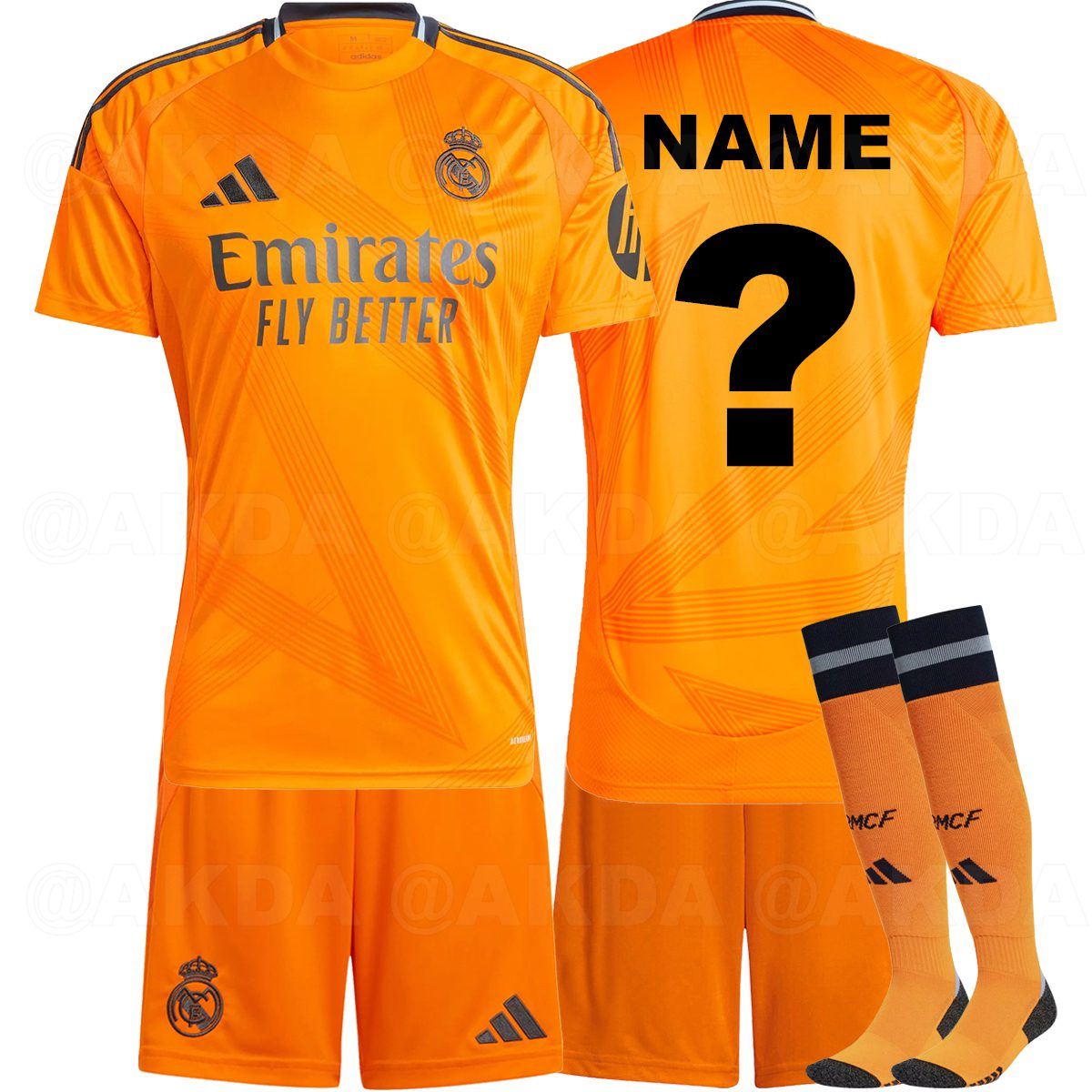 2024-25 Kids & Mens Real Madrid Away Football Kits 24-25 Strip – WowJersey