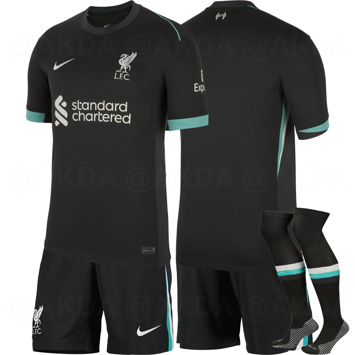 2024-25 Kids & Mens Liverpool Away Football Kits 24-25 LFC Strip ...