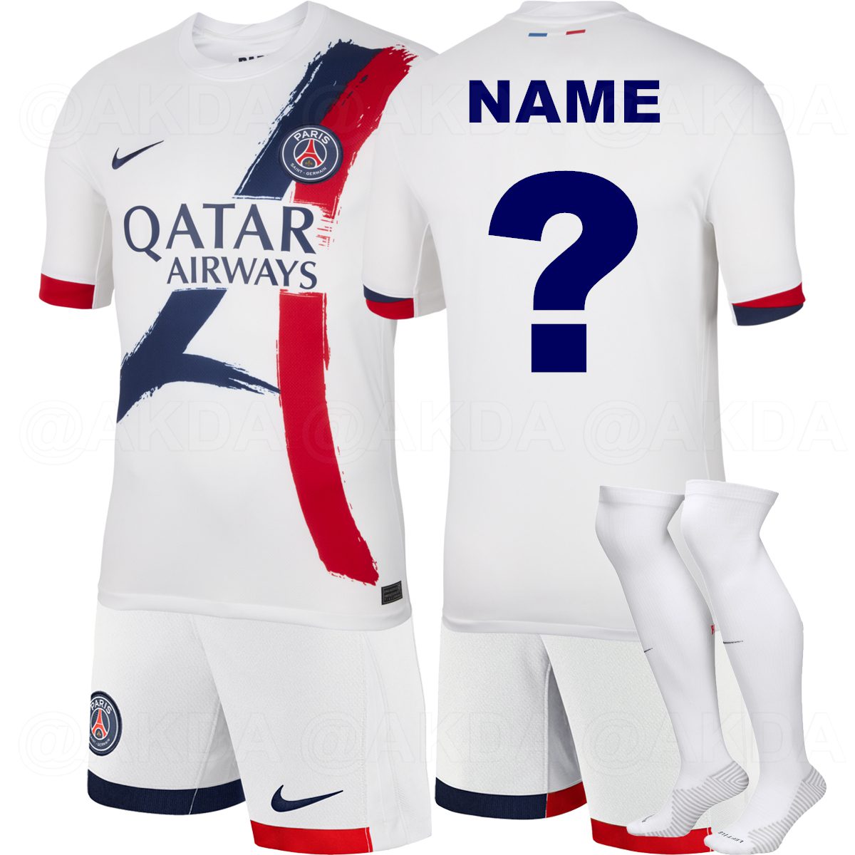 2024-25 Kids & Mens Paris Saint-Germain Away Football Kits 24/25 PSG ...